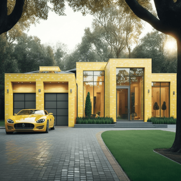 16 Wild Futuristic House Designs (Yellow and Charcoal Grey Concepts ...