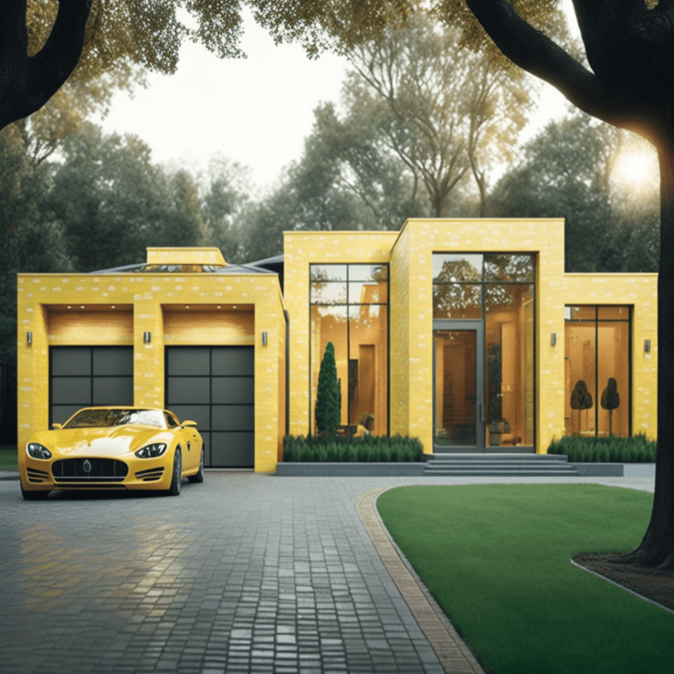 16 Wild Futuristic House Designs (Yellow and Charcoal Grey Concepts ...