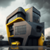16 Wild Futuristic House Designs (Yellow and Charcoal Grey Concepts ...