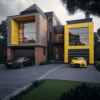 16 Wild Futuristic House Designs (Yellow and Charcoal Grey Concepts ...