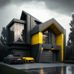 16 Wild Futuristic House Designs (Yellow and Charcoal Grey Concepts ...