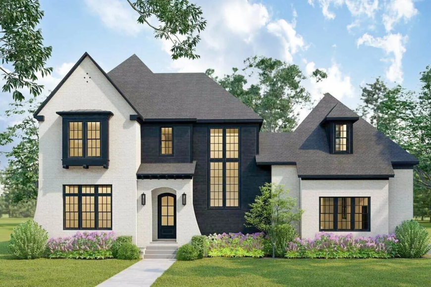 The Latest Trend In Home Exteriors: Two-Tone Paint Jobs (Dramatically ...