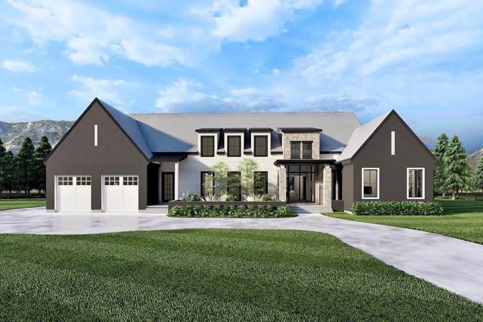 The Latest Trend In Home Exteriors: Two-Tone Paint Jobs (Dramatically ...