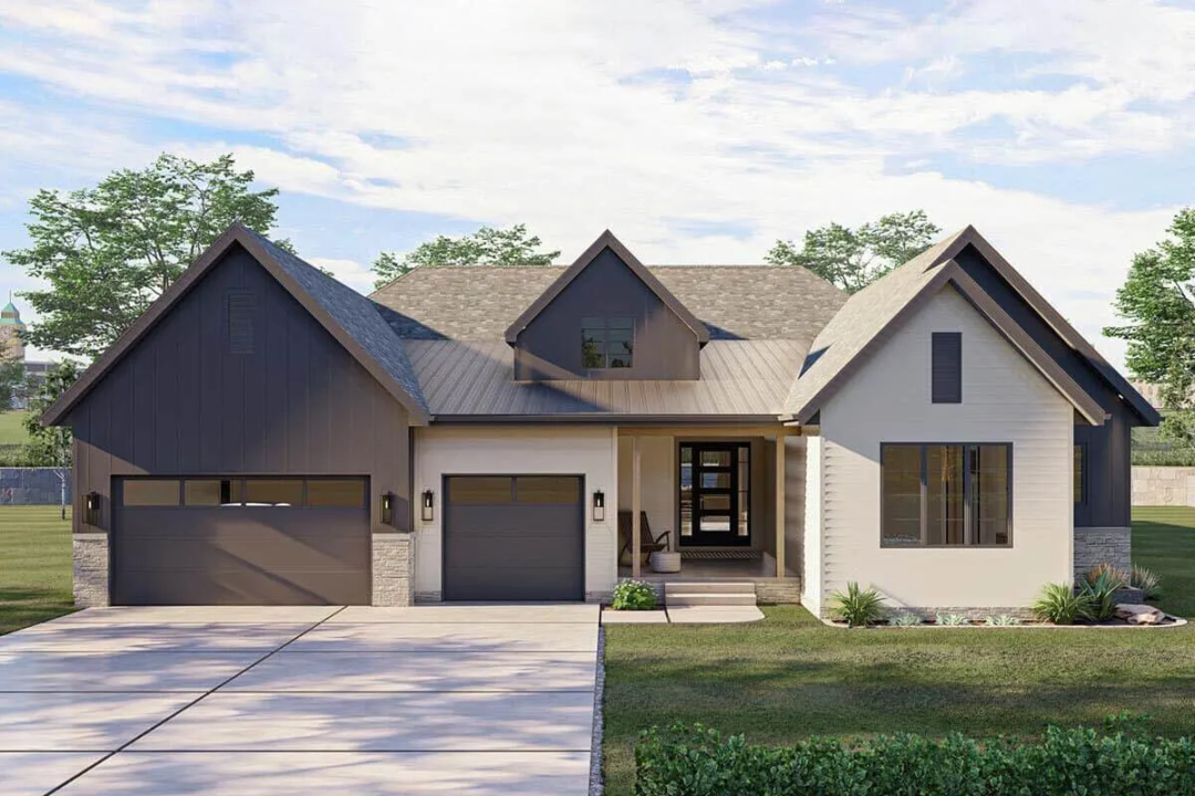 The Latest Trend In Home Exteriors: Two-Tone Paint Jobs (Dramatically ...