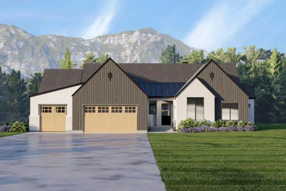 The Latest Trend In Home Exteriors: Two-Tone Paint Jobs (Dramatically ...