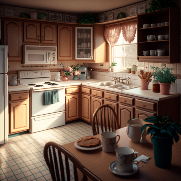 31 Retro 1980s Style Kitchen Designs