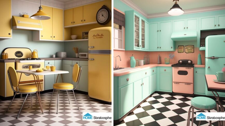 24 Retro 1950s Kitchen Designs – Home Stratosphere