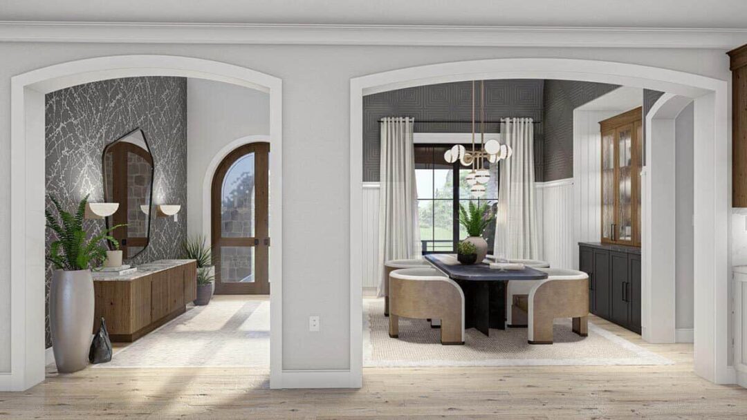 Contemporary Comfort: Modern Cottage Floor Plan Boasts Open Concept ...