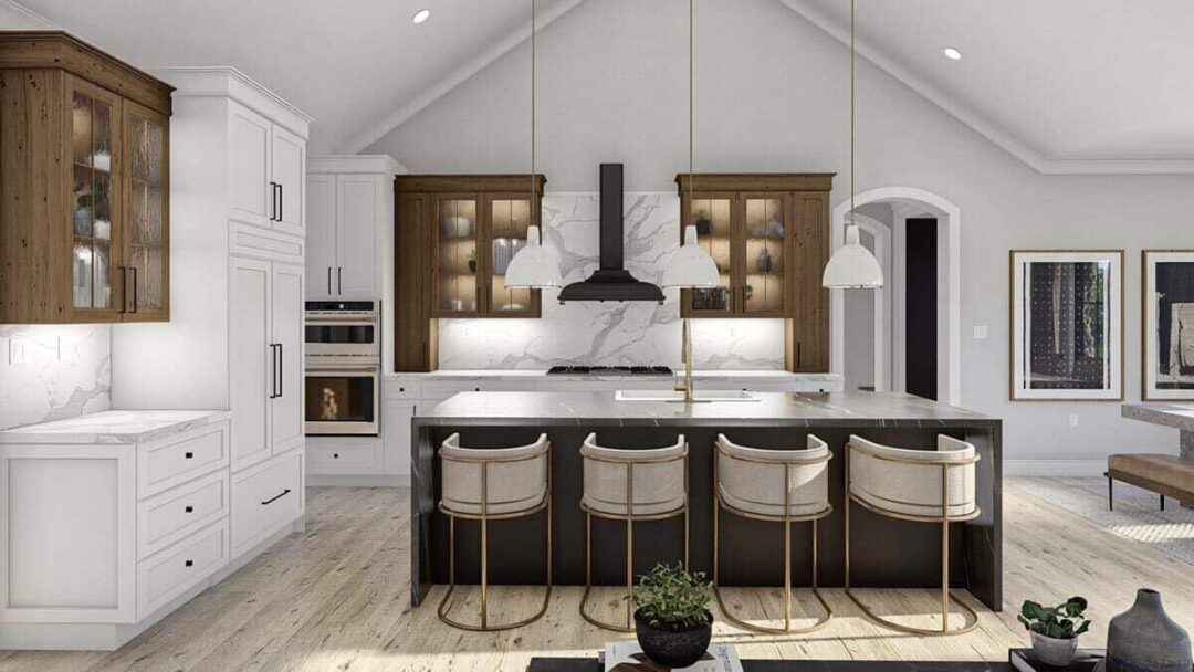 Contemporary Comfort: Modern Cottage Floor Plan Boasts Open Concept ...