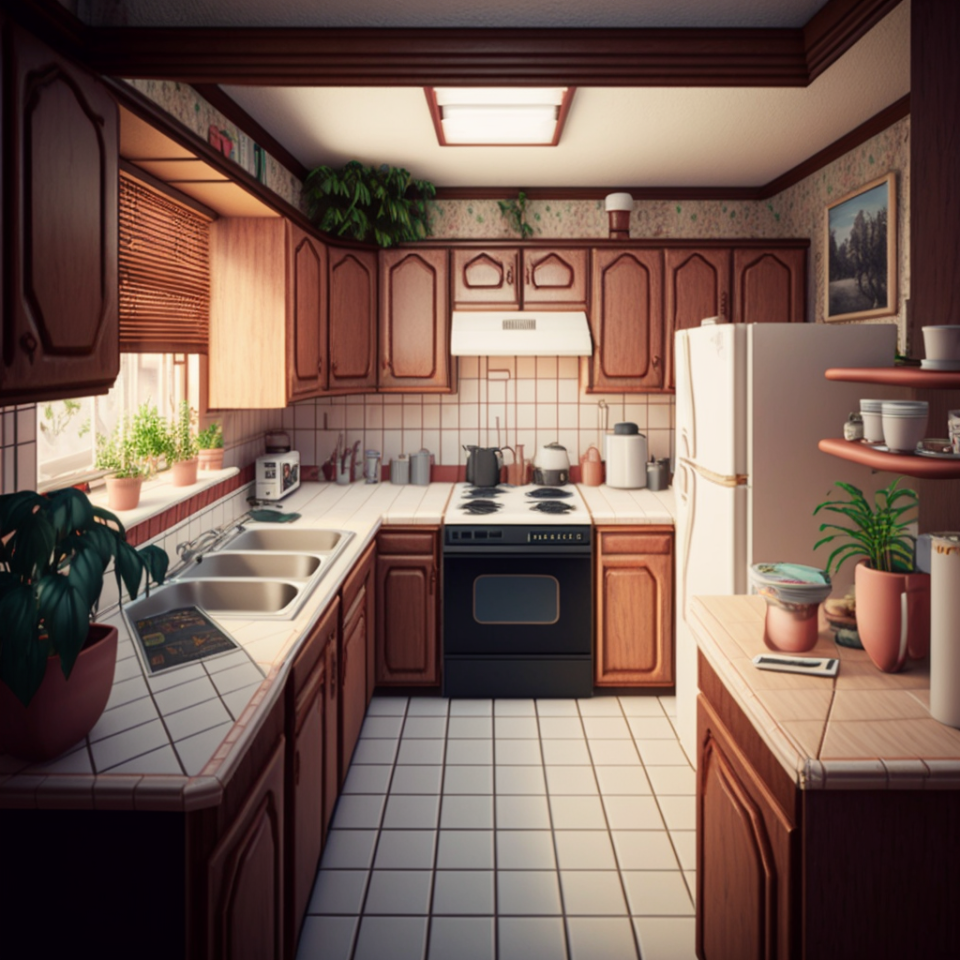 31 Retro 1980s Style Kitchen Designs