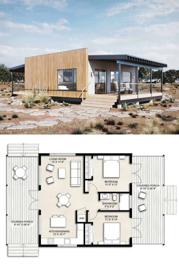 Modern Cabin Floor Plans