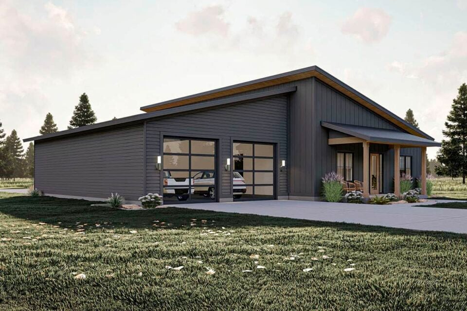 Discover this Wildly Popular Modern Home Floor Plan with a Drive ...