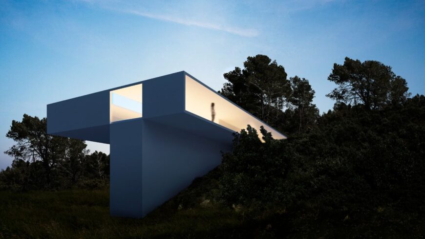 Singular Balint House Anchored to Steep Slope – Home Stratosphere
