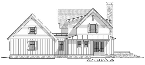Cottage Style 2-Bedroom Two-Story Home with Balcony Loft and Double ...