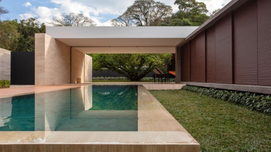 Contemporary and Classical Elements Combined in Garden House Project ...