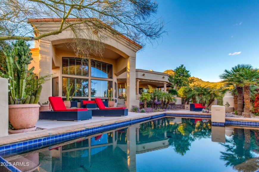 Arizona Estate Tucked into Mountainside with Expansive City Views ...