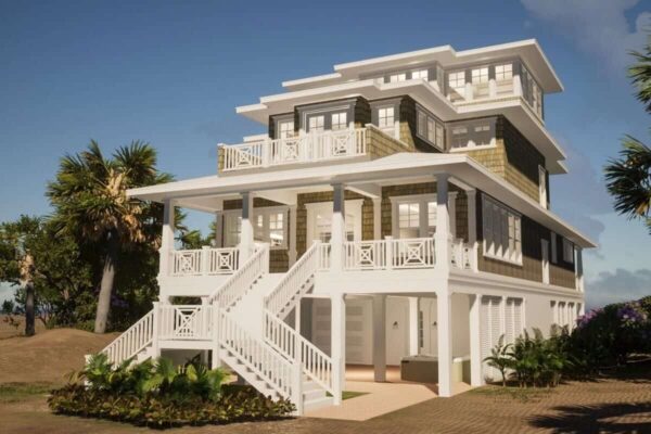 Tour This Stately 4,687 Sq. Ft. Beachside Retreat with 5 Bedrooms ...