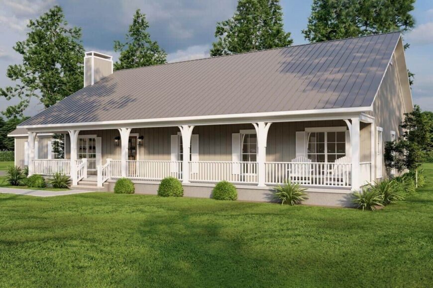 Explore This Lovely Ranch-Style Home with 3 Bedrooms, Wraparound Porch ...