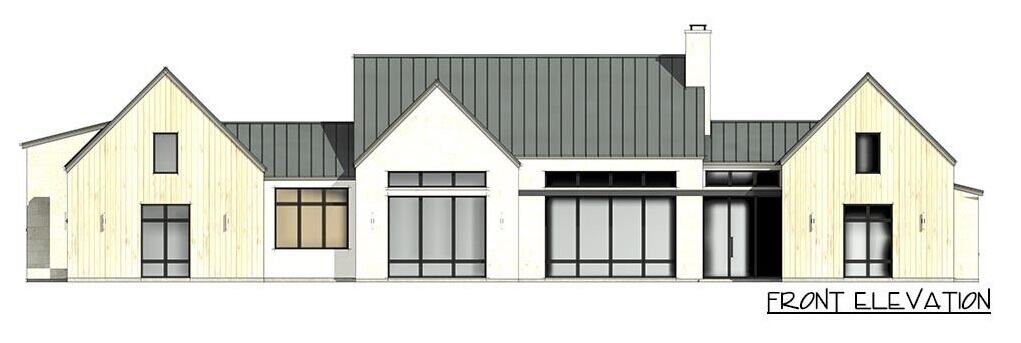 4-Bedroom Contemporary Two-Story Hill Country Home for a Wide Lot with ...