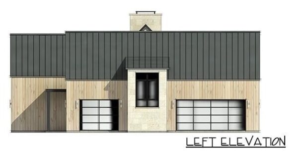 4-Bedroom Contemporary Two-Story Hill Country Home for a Wide Lot with ...