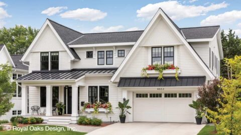 Discover This Striking Modern, 4-Bedroom Farmhouse with Bold Black ...