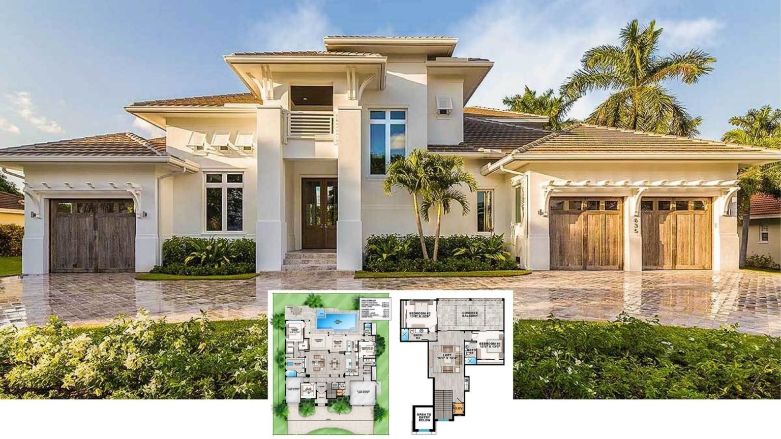 20 Florida-Style House Plans & Floor Plans