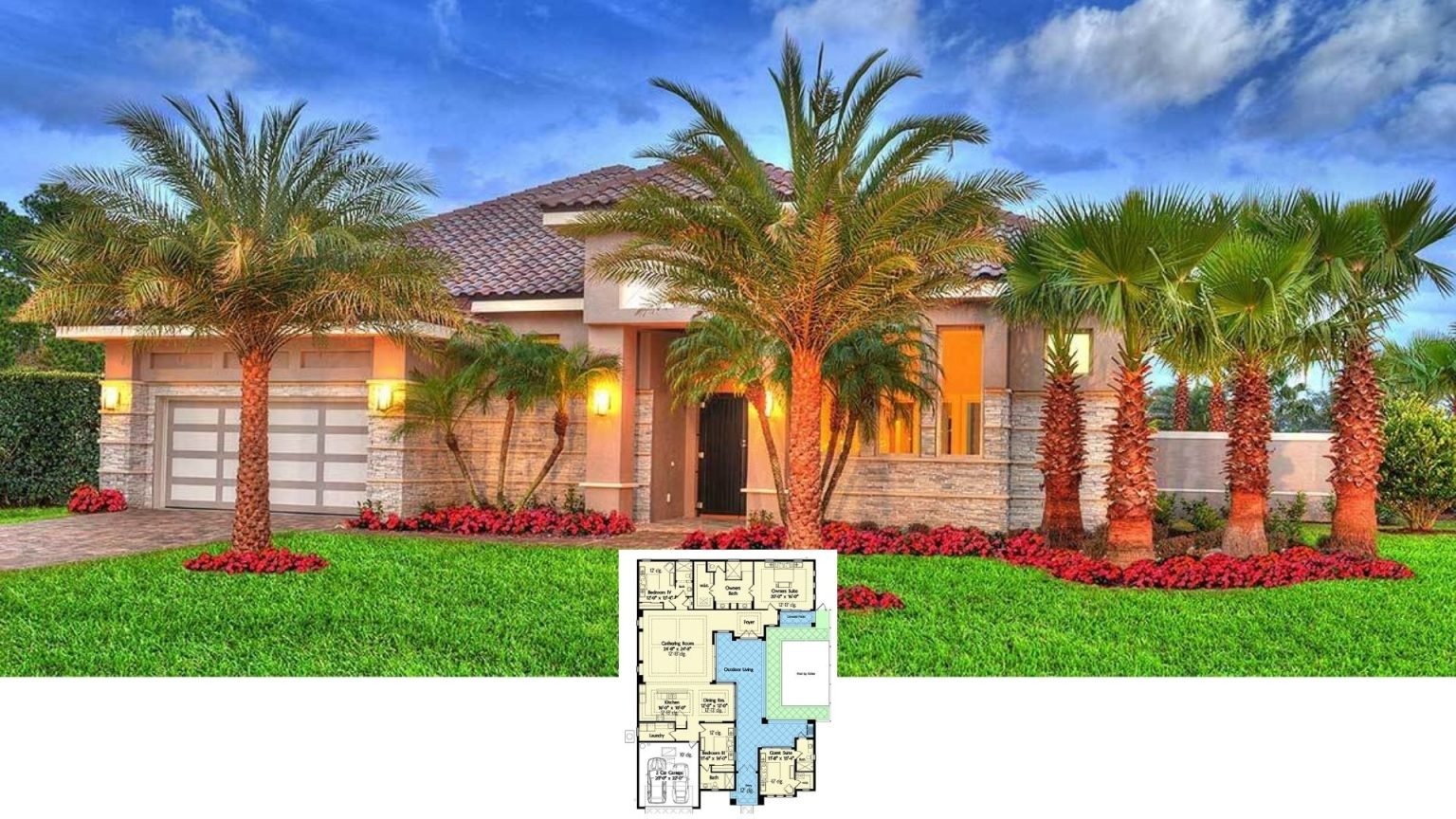 20 Florida-Style House Plans & Floor Plans
