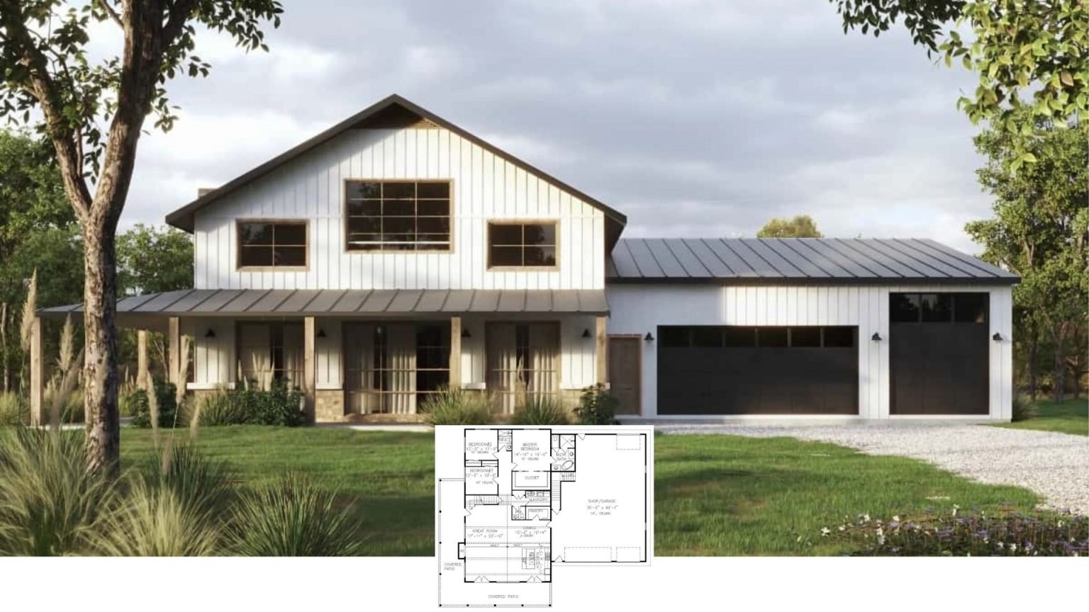 60 Barndominium House Plans & Floor Plans - Home Stratosphere