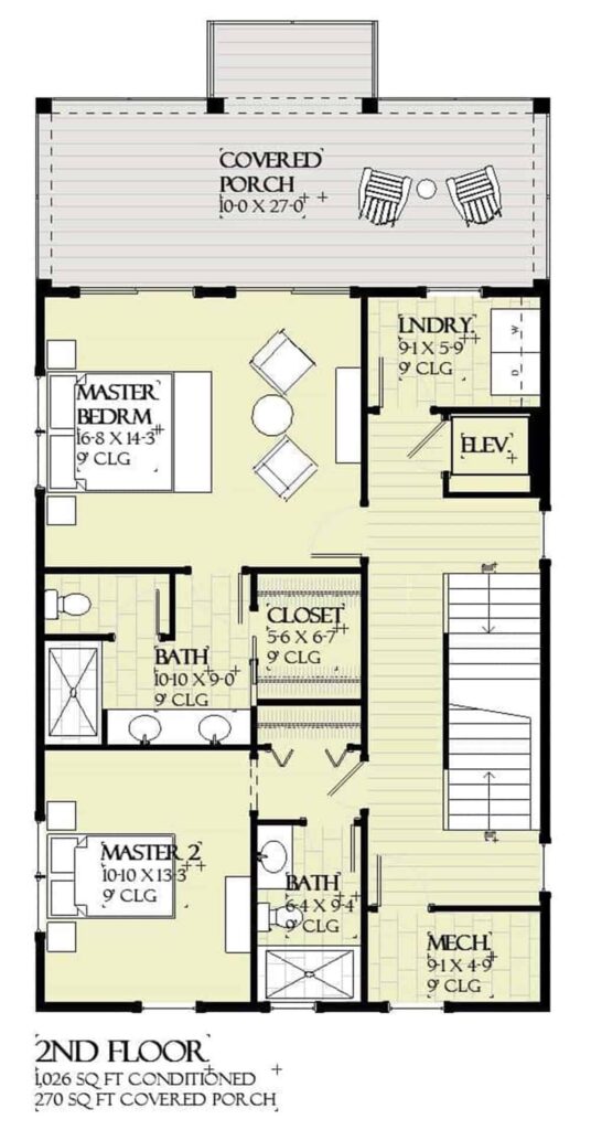 Tour This 3,413 Sq. Ft. 5 Bedroom Beach Home with Open Living and ...