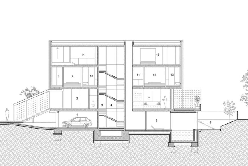 House Portico by OFIS Architecture