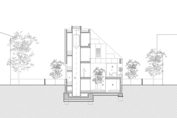 House Portico by OFIS Architecture