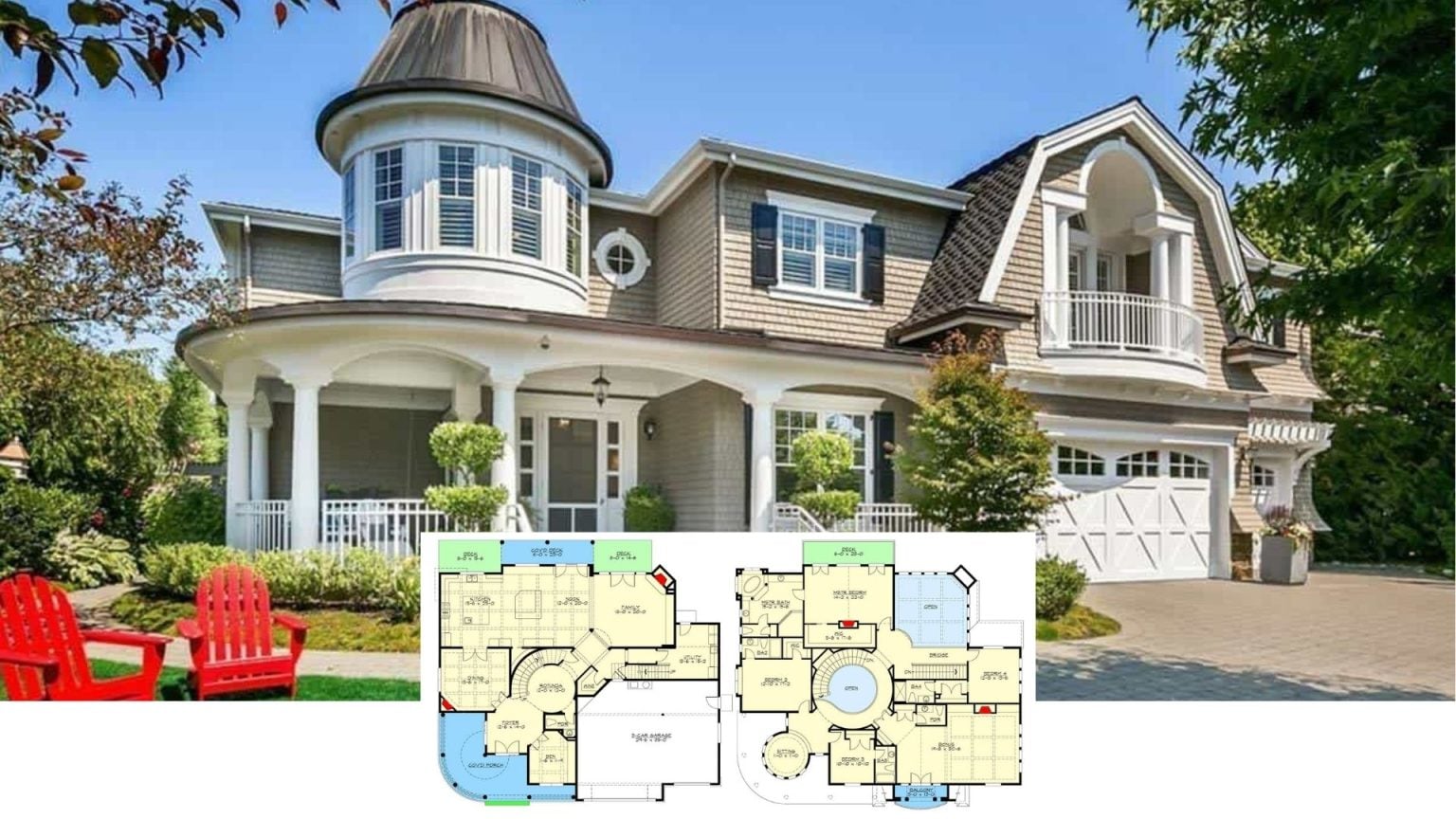 Single-Story Spanish-Style Floor Plan Brings Rustic Charm to Modern Design