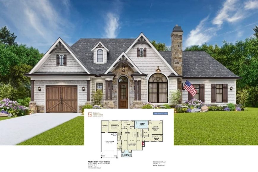 Step Inside This 2,000 Sq. Ft. Barndominium-Style 3 Bedroom House with ...