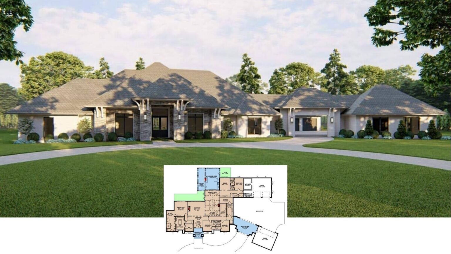 101 Wide Lot House Floor Plans