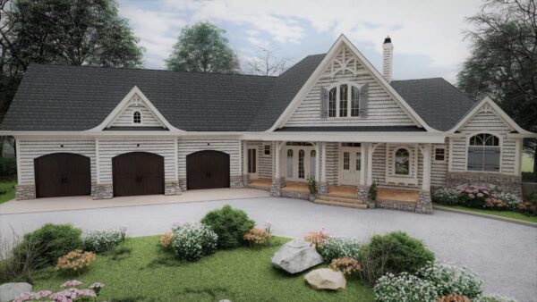 Step Inside This Captivating 3-Bedroom Craftsman Home with Arched ...