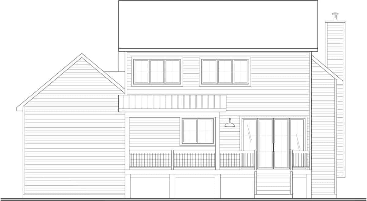 Courtney Two-Story 3-Bedroom Craftsman Home with Open Concept Design ...