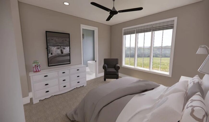 Welcome to This 3-Bedroom Modern Farmhouse with a Loft and Jack & Jill ...