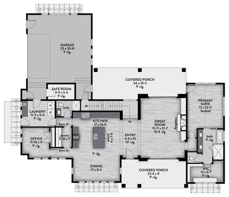 Step Inside This 4 Bedroom Modern House with a Loft and Detached Garage ...