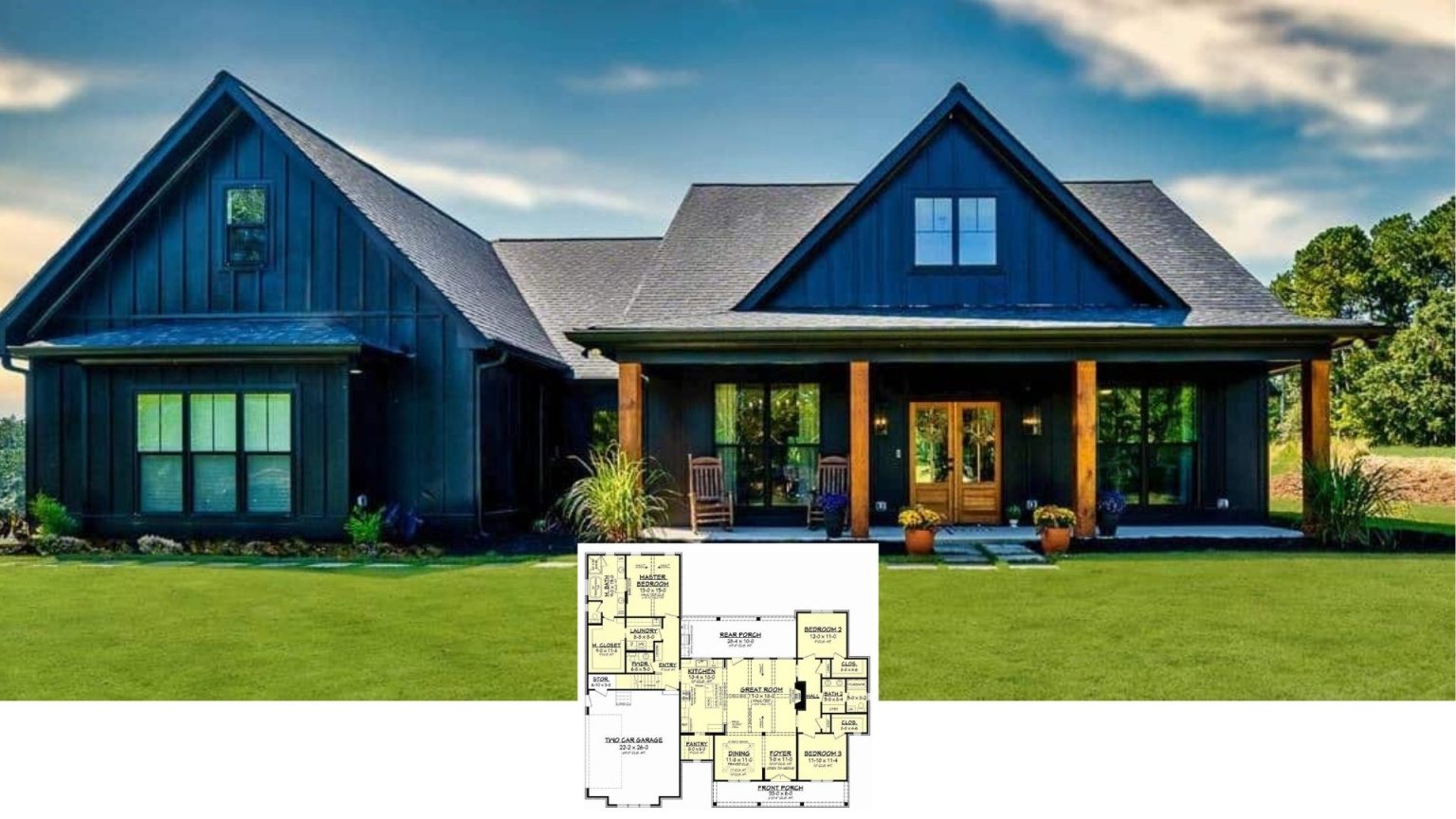 Discover This Stunning 4-Bedroom Barn-Style Home with Expansive Views ...