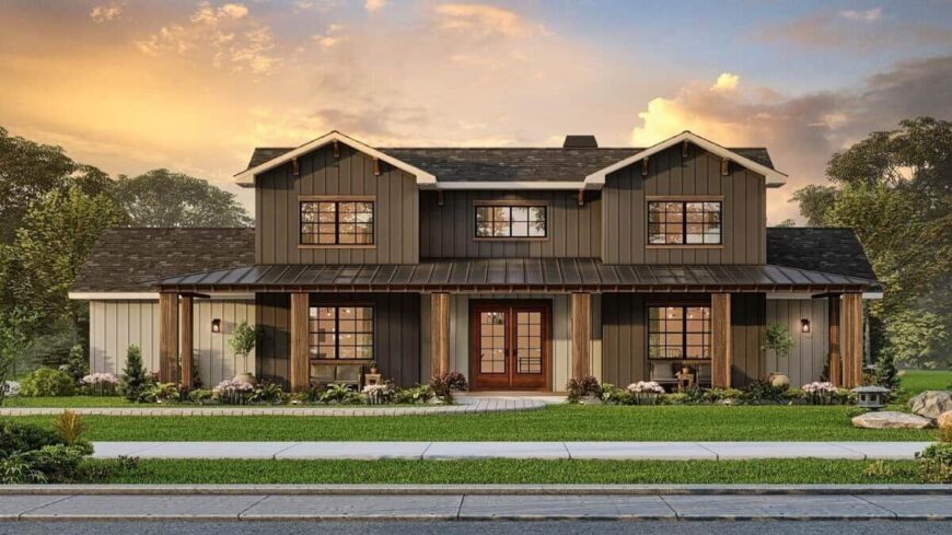 Introducing a 2,459 Sq. Ft. 4 Bedroom House with Balcony, Rear Garage ...