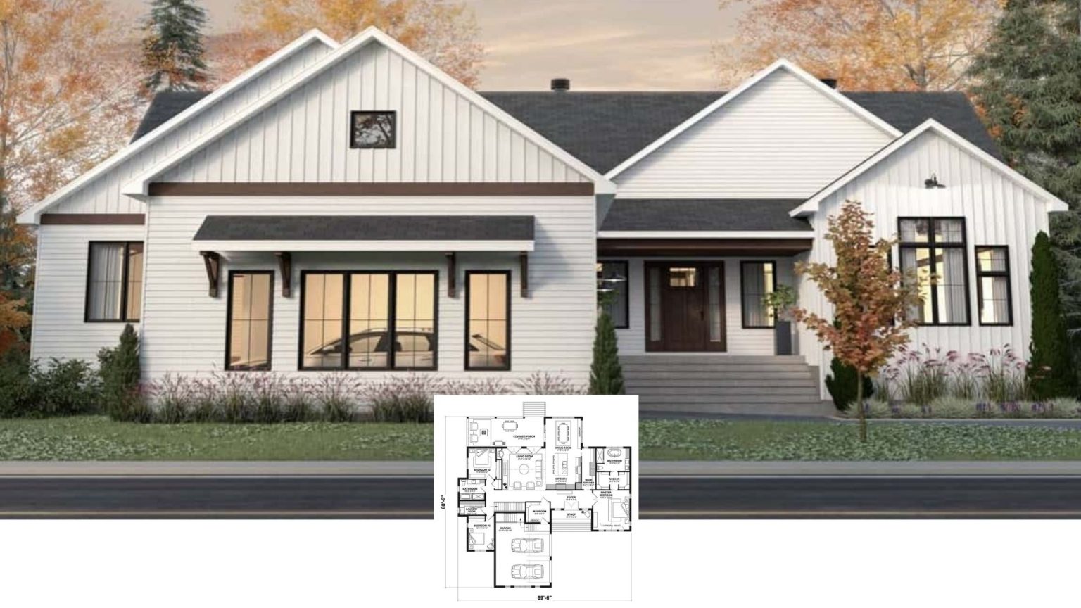 3-Bedroom Single-Story The Englebreit Craftsman with Side Load Garage ...