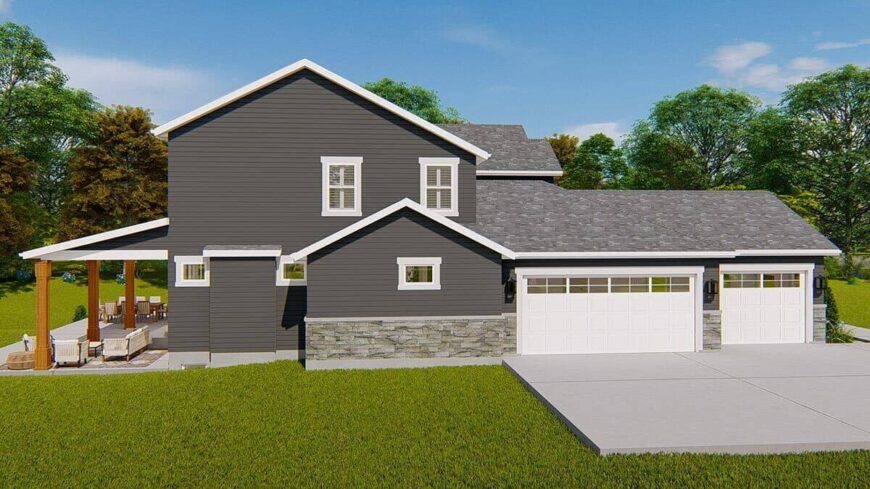 Transitional 4-Bedroom Two-Story Home with Multiple Lofts and Basement ...