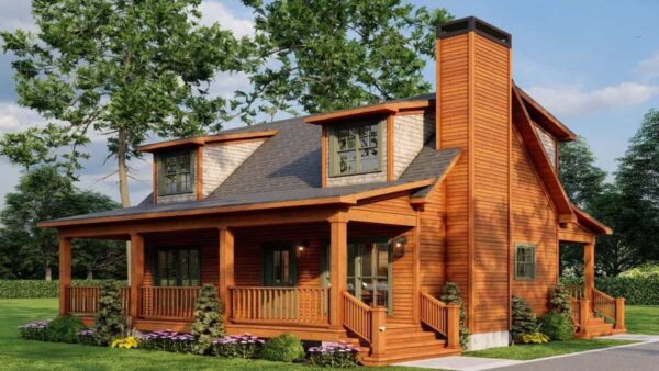 Introducing this Picture Perfect 2-Bedroom Cabin with Loft (Floor Plan ...