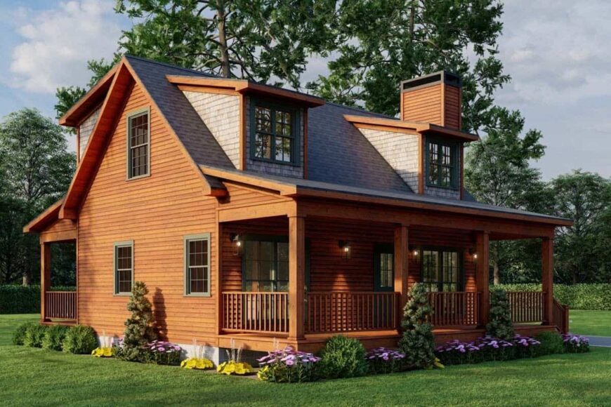 Introducing this Picture Perfect 2-Bedroom Cabin with Loft (Floor Plan ...