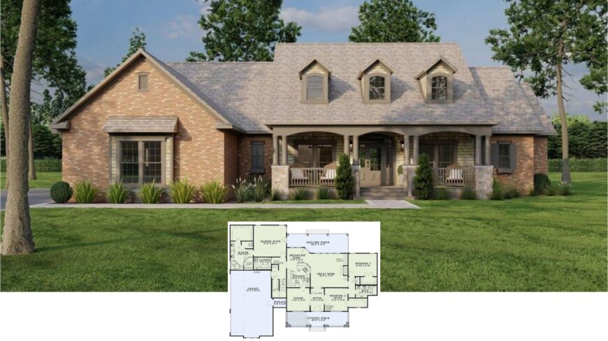 Step Inside This Captivating 3-Bedroom Craftsman-Style Home with Stone ...