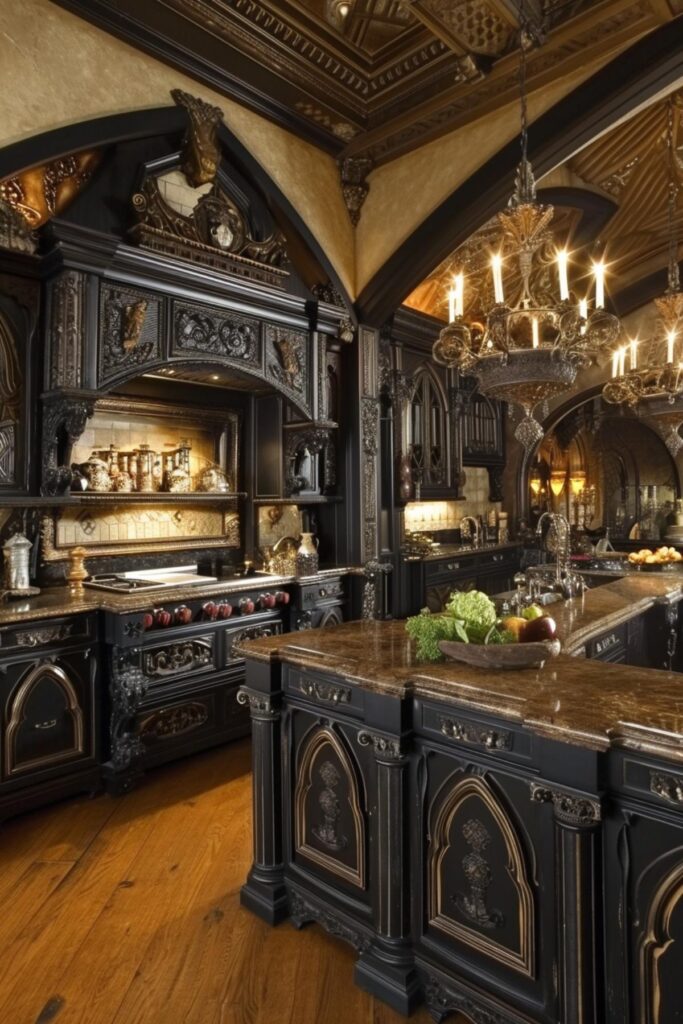 Gothic Glamour: 32 Kitchen Designs That Bring Old-World Charm to Life ...