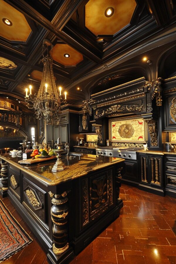 Gothic Glamour: 32 Kitchen Designs That Bring Old-World Charm to Life ...