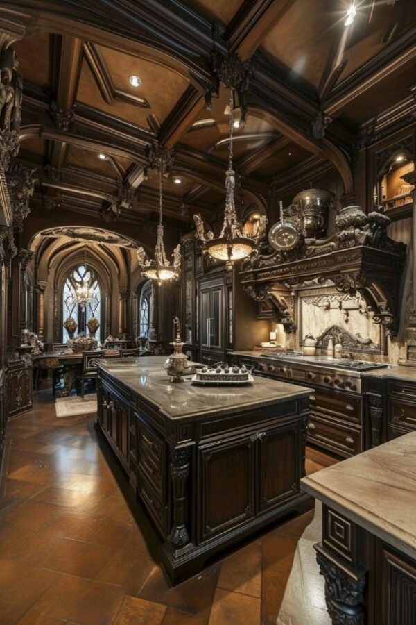 Gothic Glamour: 32 Kitchen Designs That Bring Old-World Charm to Life ...