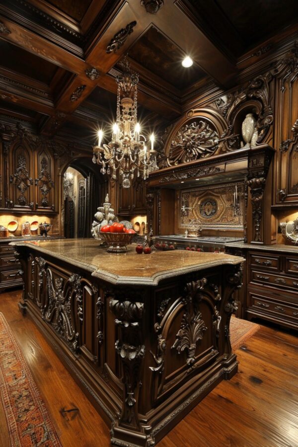 Gothic Glamour: 32 Kitchen Designs That Bring Old-World Charm to Life ...