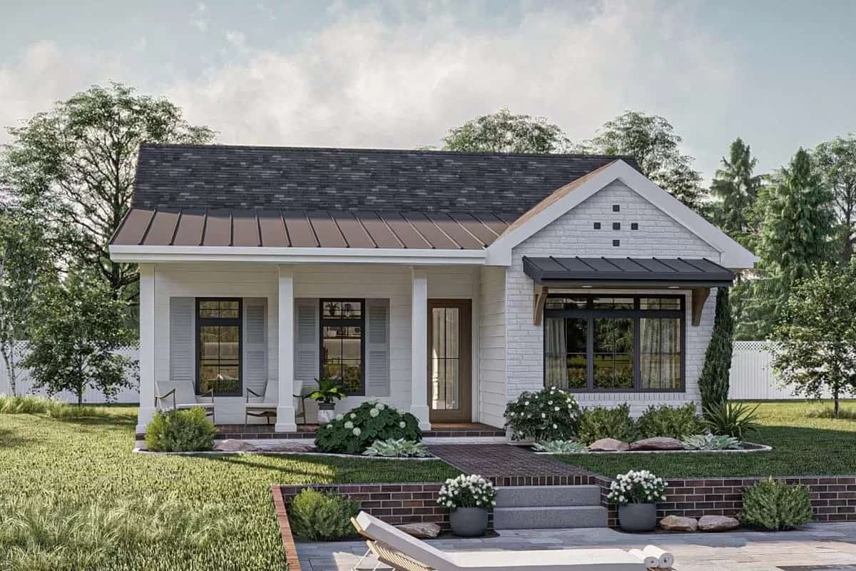 Modern Single-Story 1-Bedroom Cottage ADU with Open Living Space and ...